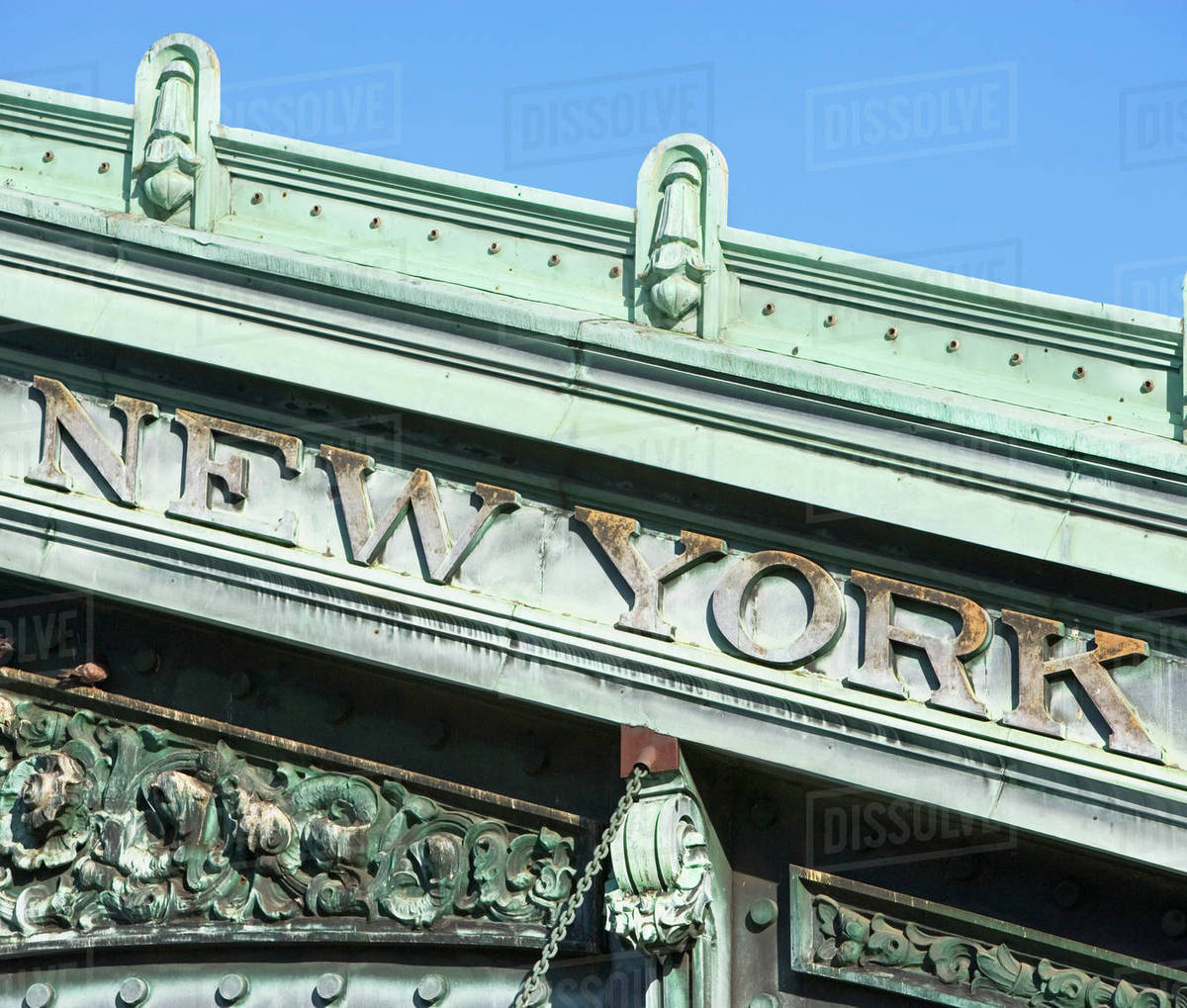 Old New York sign - Royalty-free Stock Photo | Dissolve