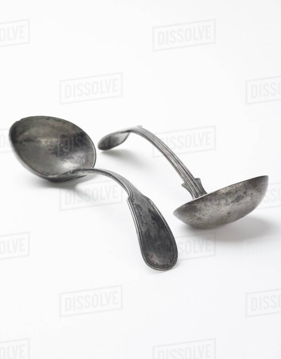 Two antique ladles - Royalty-free Stock Photo | Dissolve