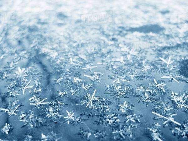 Ice crystals (full-frame) - Royalty-free Stock Photo | Dissolve