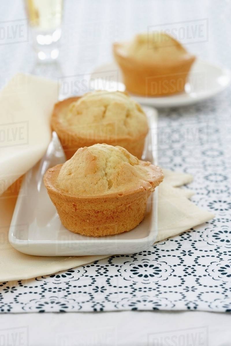 Three muffins - Royalty-free Stock Photo | Dissolve