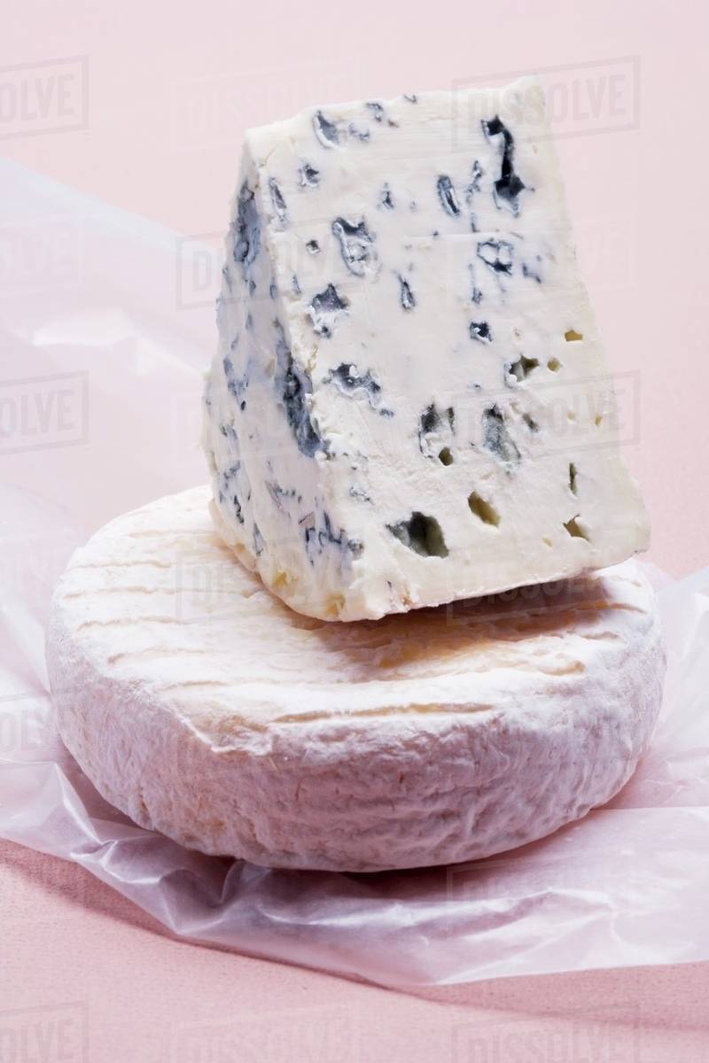 Soft cheese and blue cheese - Royalty-free Stock Photo | Dissolve