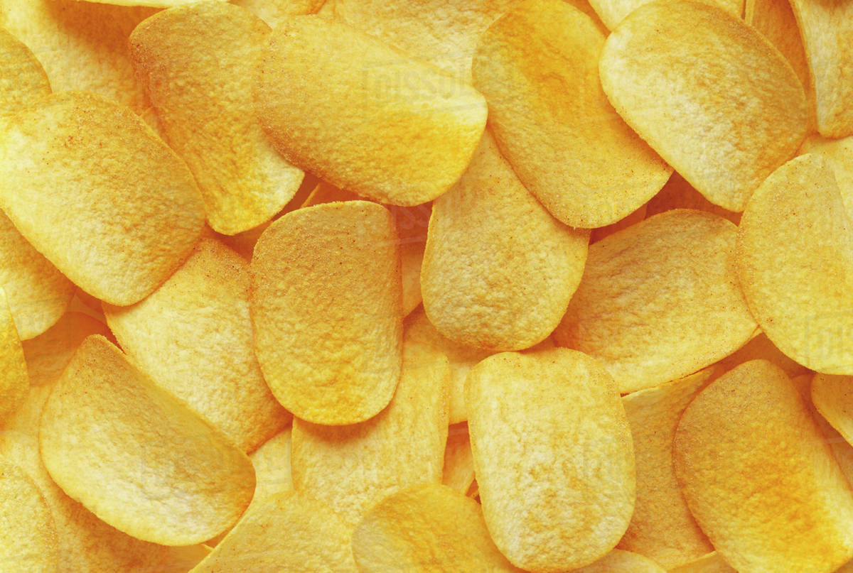 Potato Chips (Full Frame) - Royalty-free Stock Photo | Dissolve