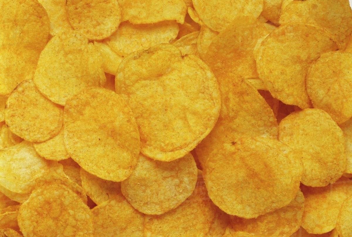 Potato Chips (Full Frame) - Royalty-free Stock Photo | Dissolve