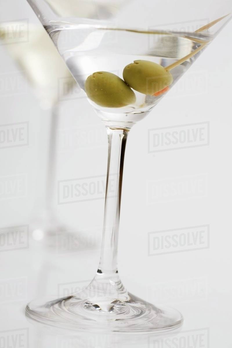 Martini with olives - Royalty-free Stock Photo | Dissolve