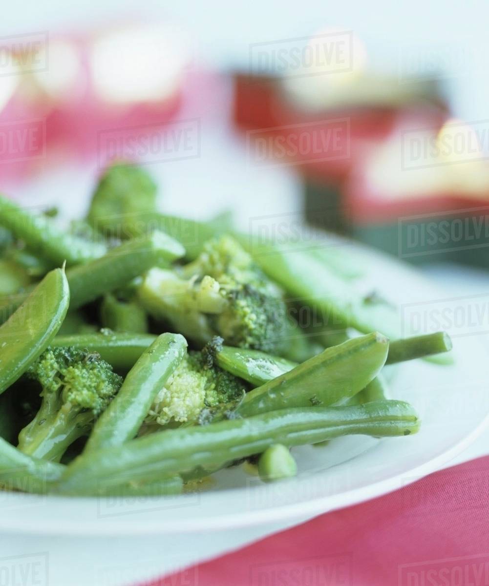 Blanched green vegetables - Royalty-free Stock Photo | Dissolve