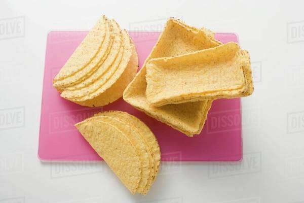 Assorted taco shells (Mexico) - Royalty-free Stock Photo | Dissolve
