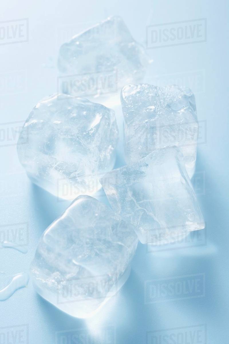 Five ice cubes - Royalty-free Stock Photo | Dissolve