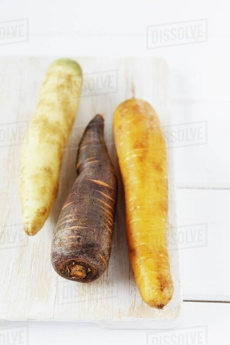 Different coloured carrots - Royalty-free Stock Photo | Dissolve