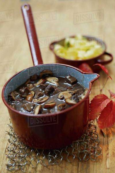 Duck ragout with mushrooms - Royalty-free Stock Photo | Dissolve