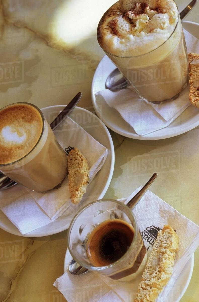 Various coffee specialities - Royalty-free Stock Photo | Dissolve