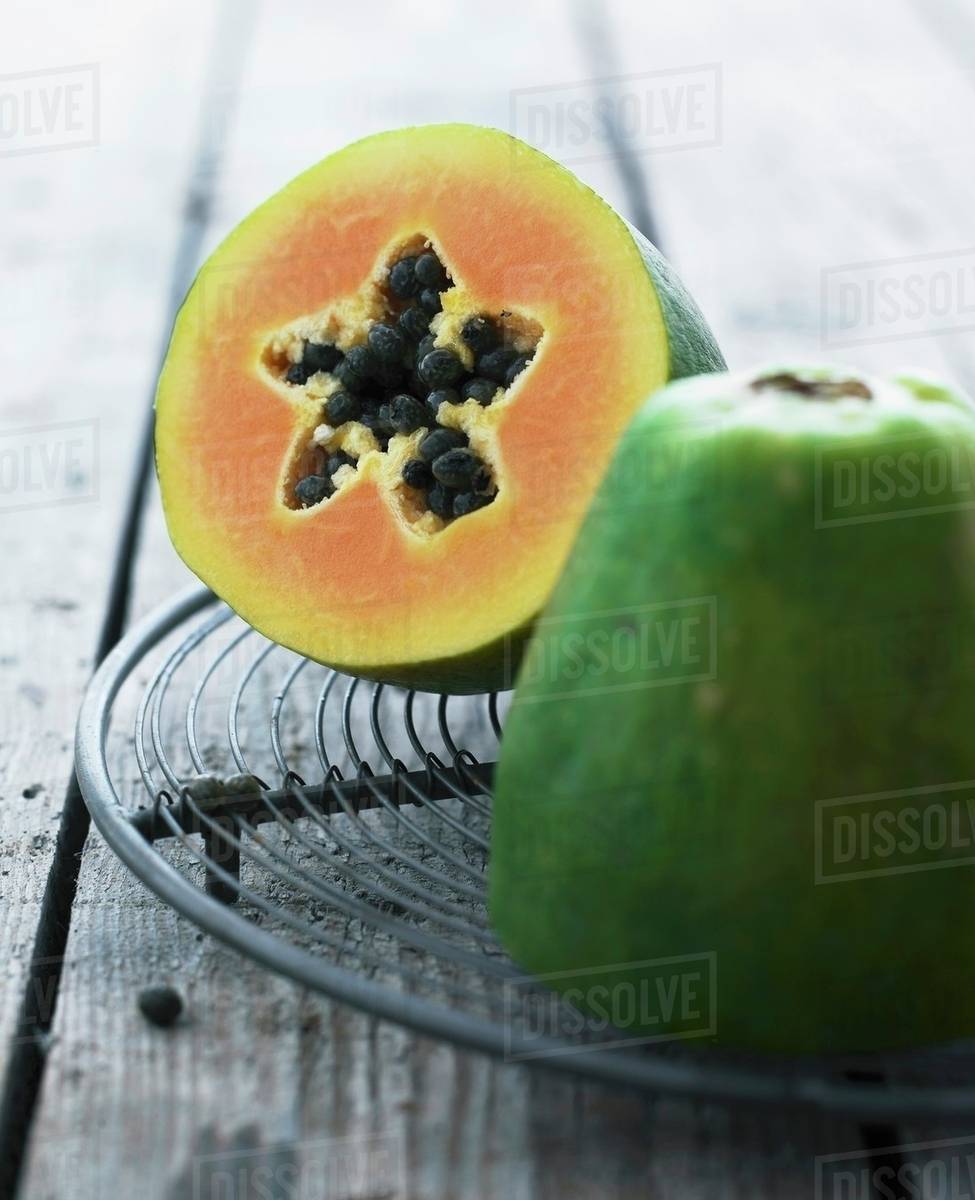 Halved Papaya - Royalty-free Stock Photo | Dissolve