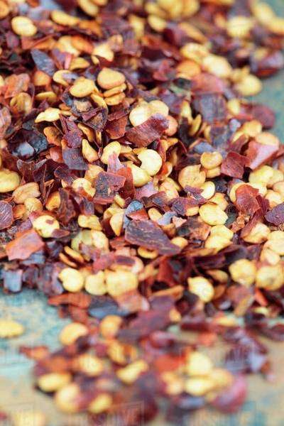 Dried chilli flakes - Royalty-free Stock Photo | Dissolve