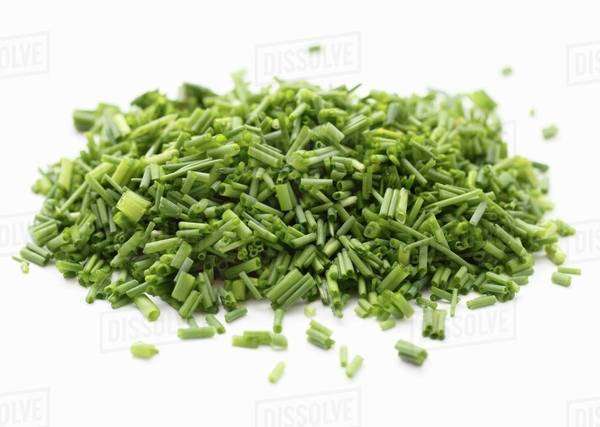 A pile of chopped chives - Royalty-free Stock Photo | Dissolve