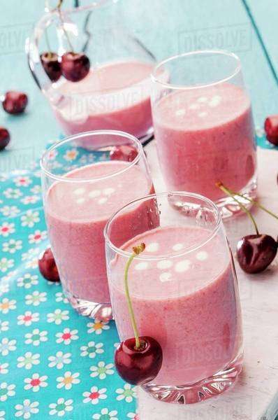 Cherry shakes - Royalty-free Stock Photo | Dissolve