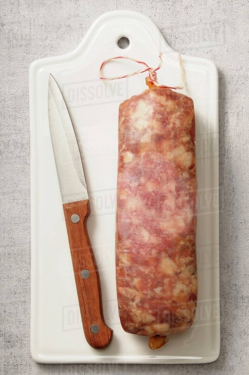 Saucisson a cuire (raw sausage, France) - Royalty-free Stock Photo ...