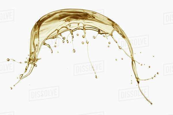 A splash of oil - Royalty-free Stock Photo | Dissolve