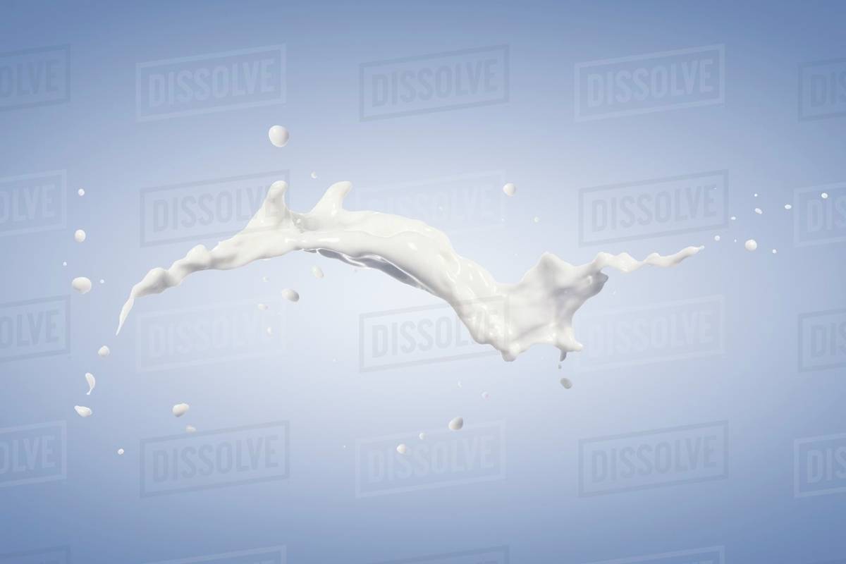 A splash of milk - Royalty-free Stock Photo | Dissolve