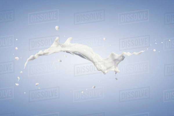 A splash of milk - Royalty-free Stock Photo | Dissolve