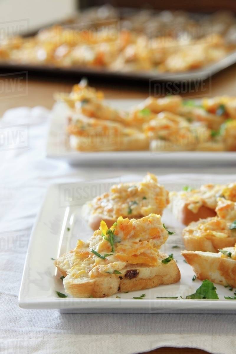 Canapes with fish - Royalty-free Stock Photo | Dissolve