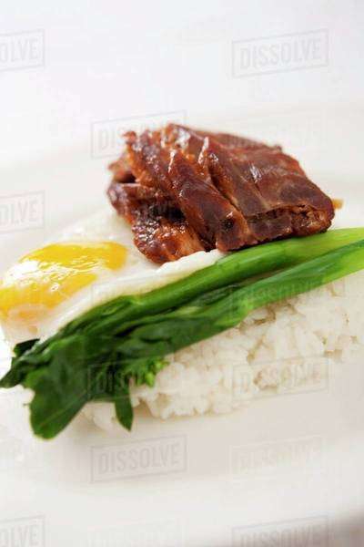 Roast goose with rice - Royalty-free Stock Photo | Dissolve