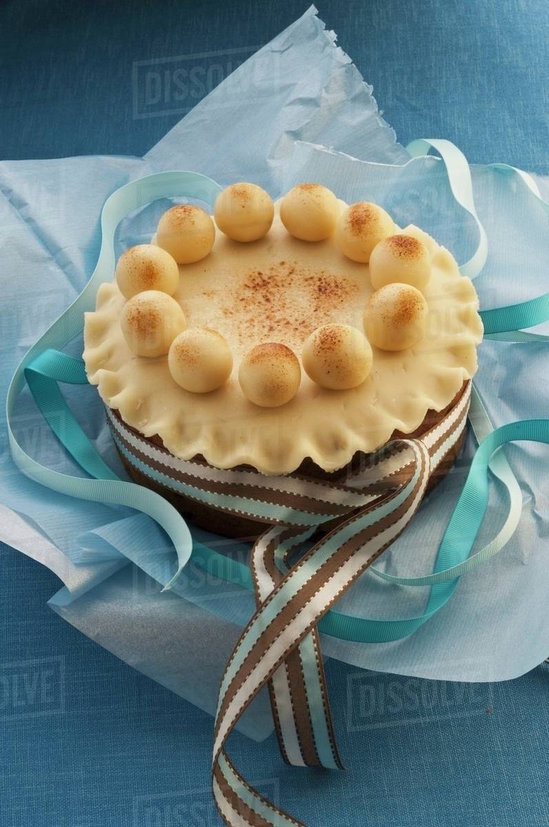 Simnel cake (British Easter cake) - Royalty-free Stock Photo | Dissolve