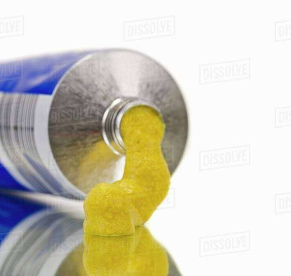 A tube of mustard - Royalty-free Stock Photo | Dissolve