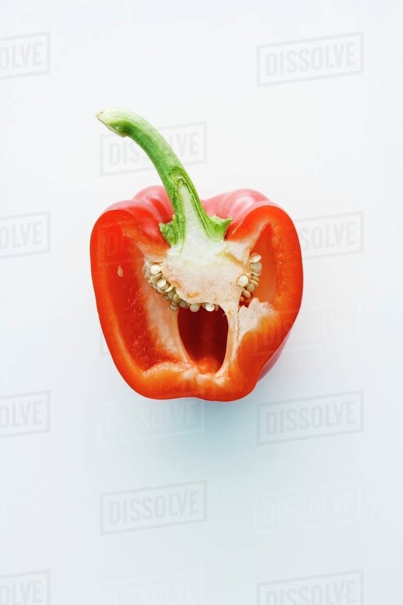 Half a red pepper - Royalty-free Stock Photo | Dissolve