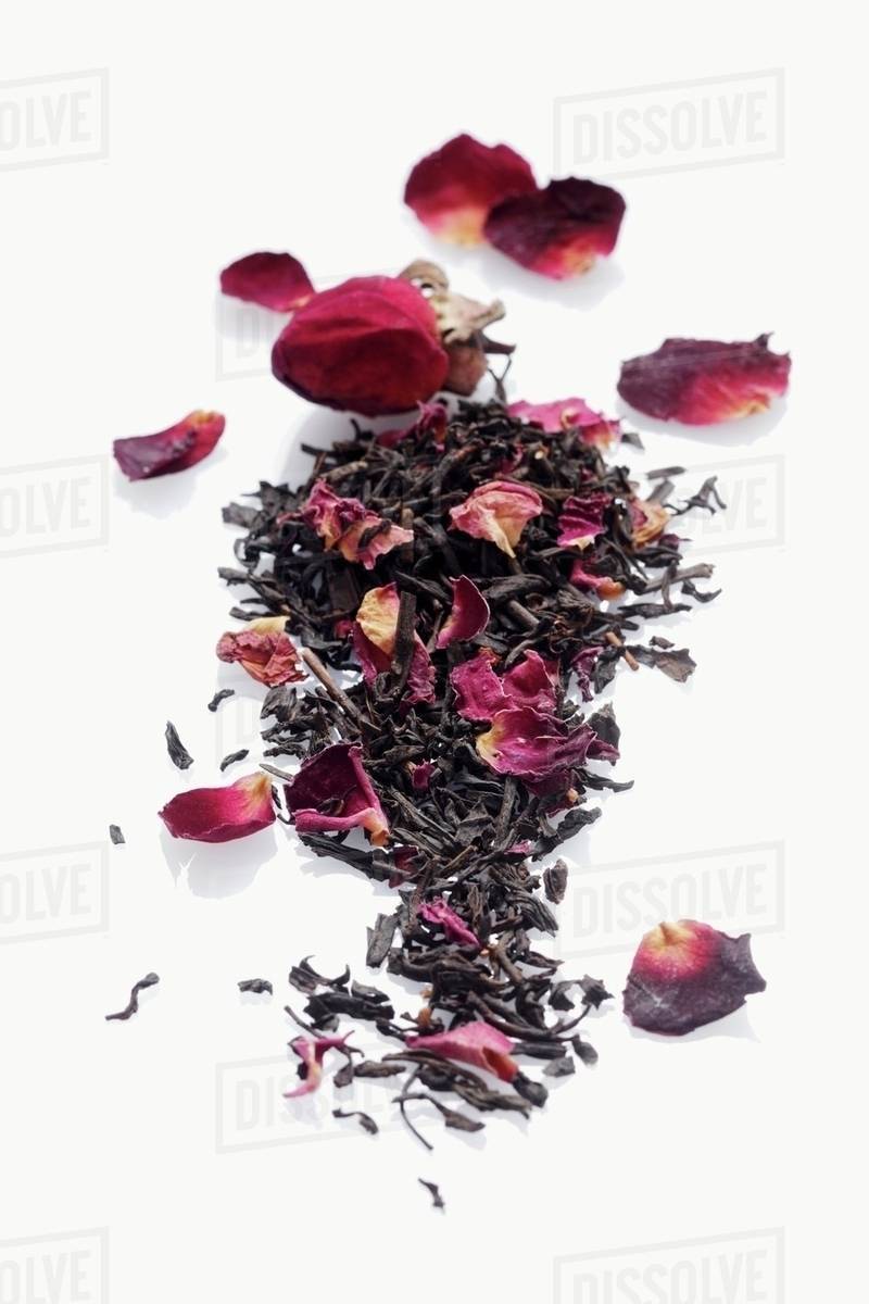 Dried rose tea leaves - Royalty-free Stock Photo | Dissolve