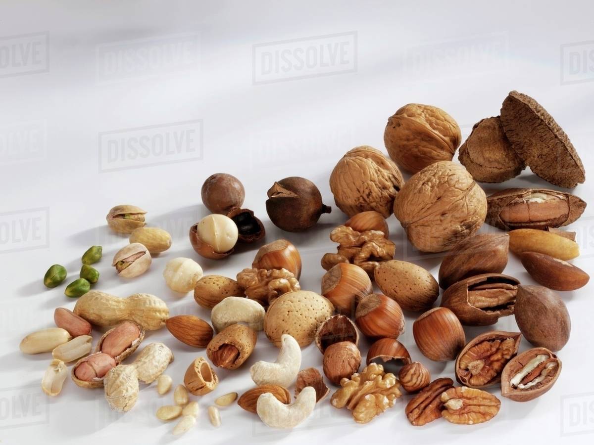 Assorted nuts - Royalty-free Stock Photo | Dissolve