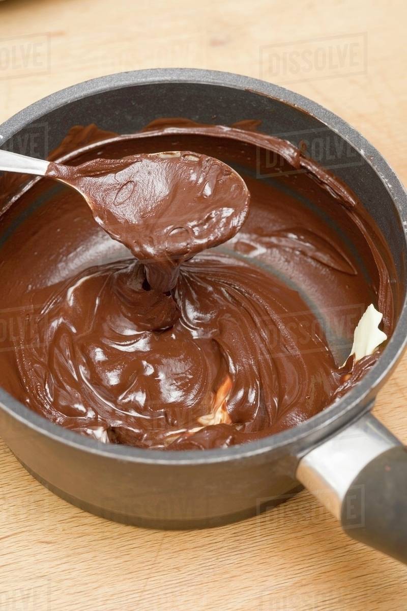 Melting chocolate - Stock Photo - Dissolve
