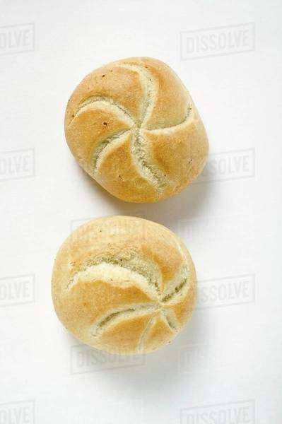 Two bread rolls - Stock Photo - Dissolve
