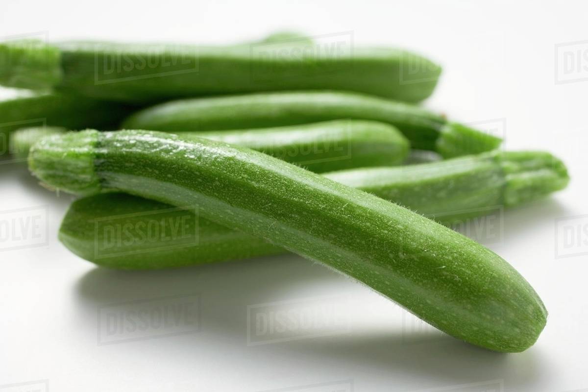 Fresh courgettes - Royalty-free Stock Photo | Dissolve