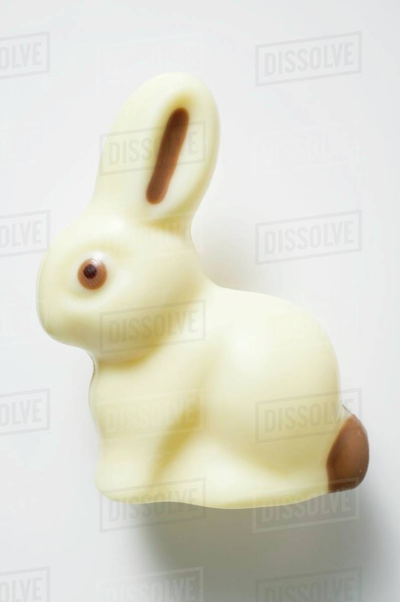 White chocolate Easter Bunny - Royalty-free Stock Photo | Dissolve