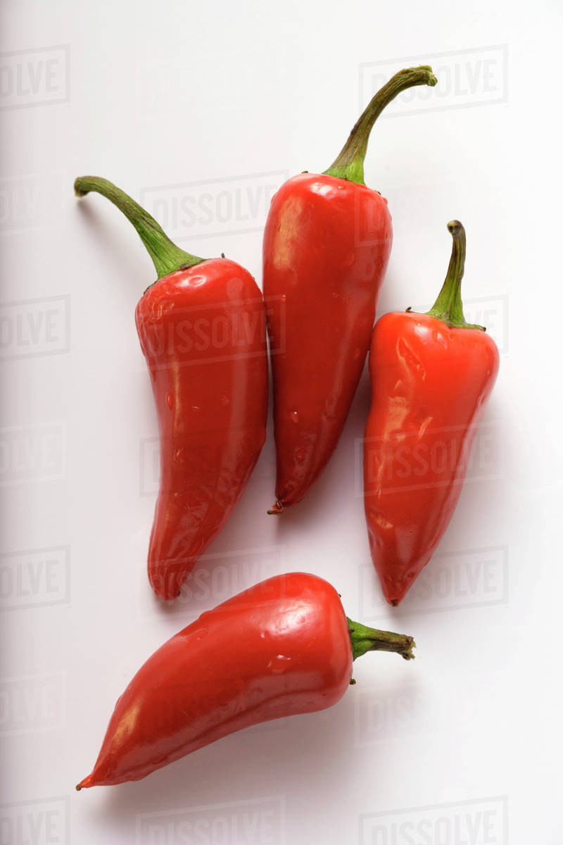Fresh red chili peppers - Royalty-free Stock Photo | Dissolve