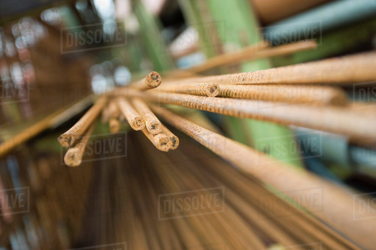 Constructional steel, close-up - Stock Photo - Dissolve