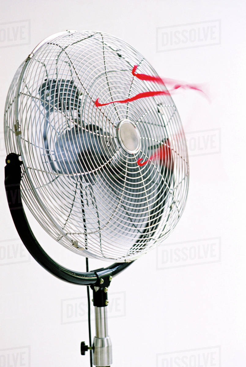 Electric fan, close up - Stock Photo - Dissolve