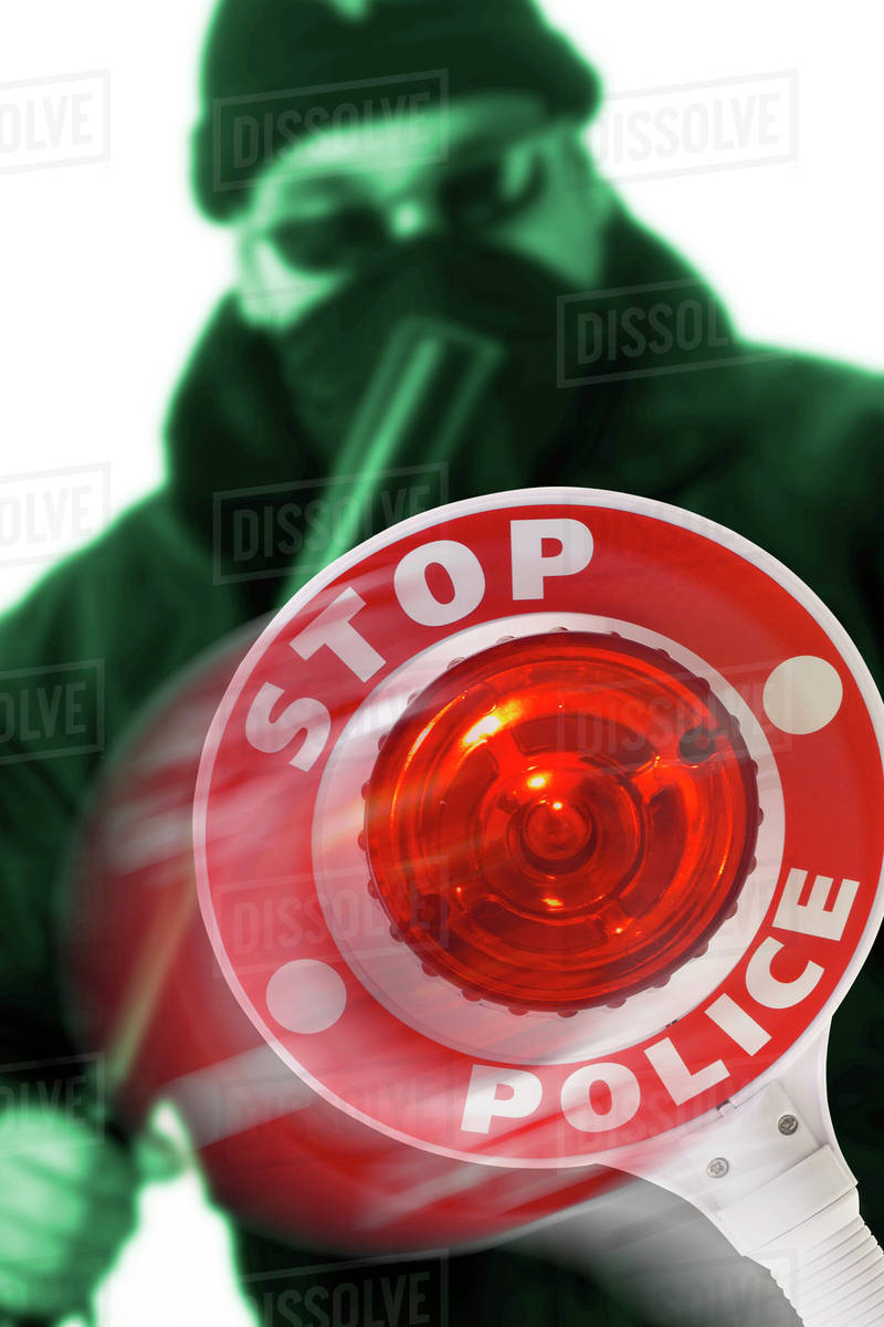 Stop - Police - Stock Photo - Dissolve