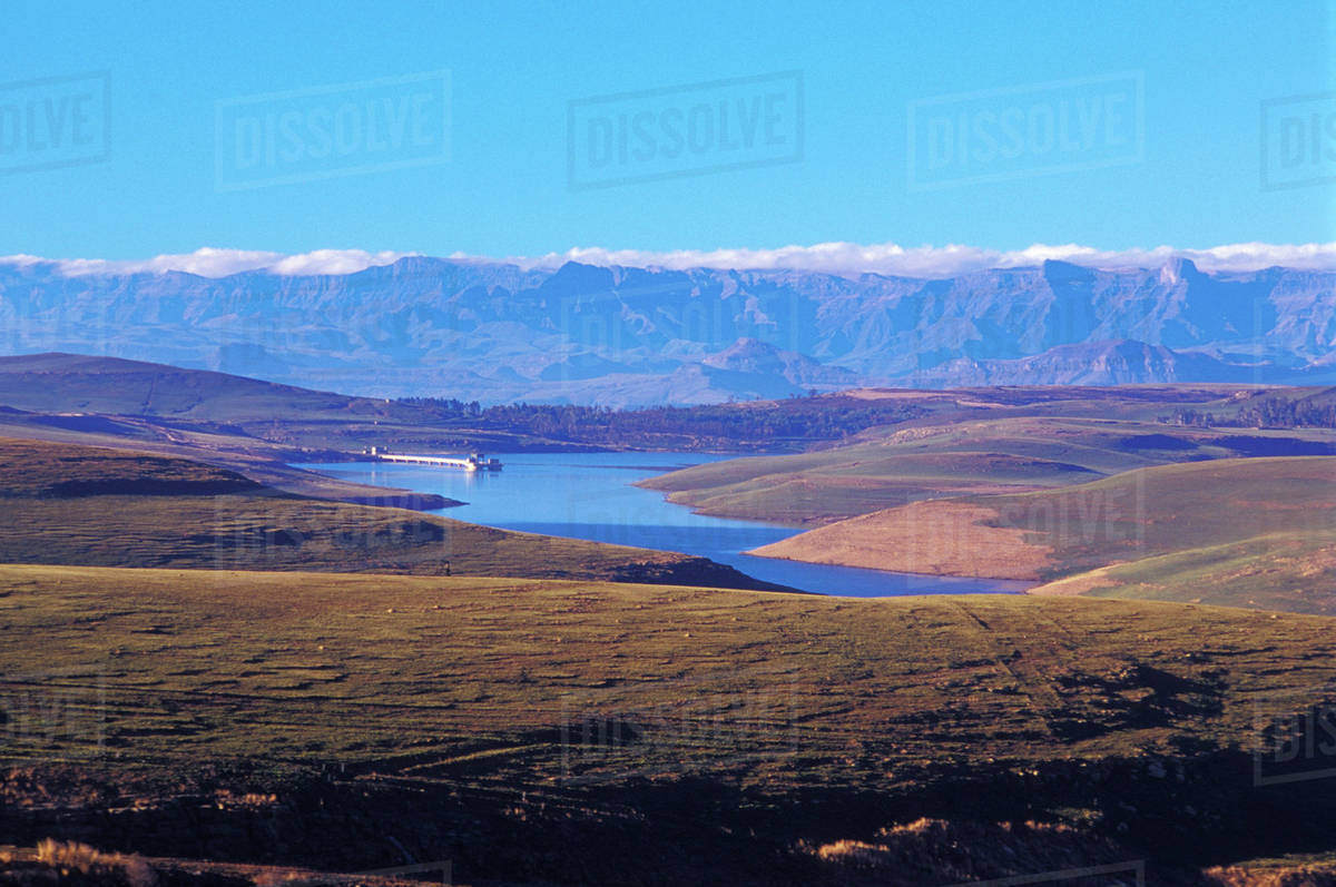 South Africa, Drakensberg, Free State, Sterkfontein Dam Nature Reserve ...