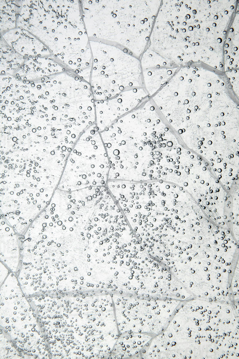 Ice crust, close-up - Stock Photo - Dissolve