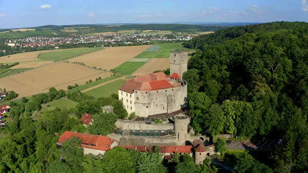 Castle Guttenberg, Haßmersheim, Baden-Wuerttemberg, Germany - Stock ...
