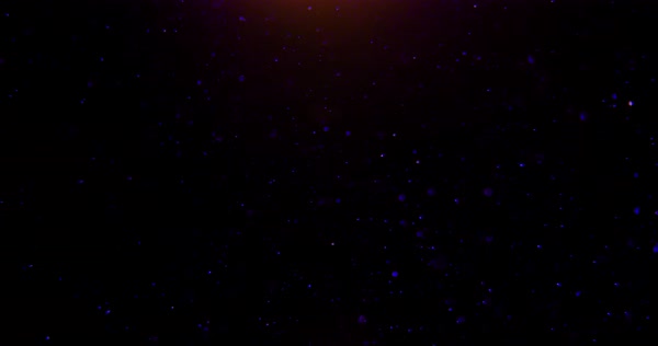 Floating dust particles with flare on dark backlight background. 3d ...