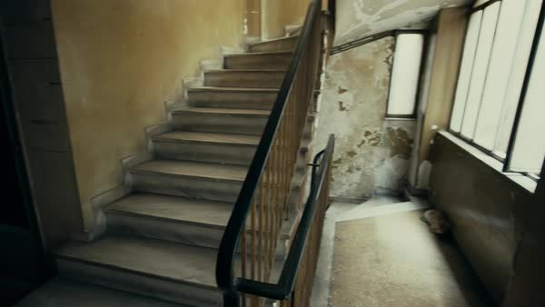 Getto Hallway And Stairs