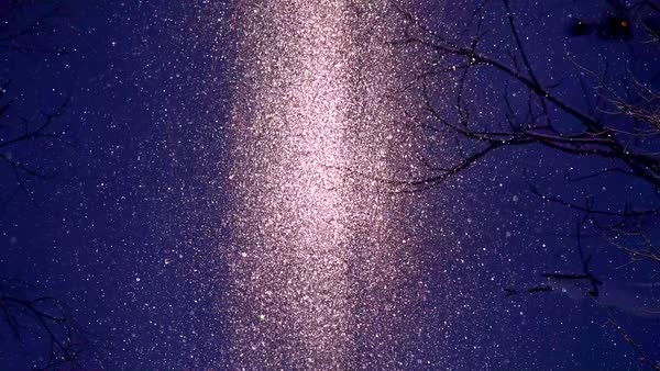 Diamond Dust, Hokkaido, Japan - Stock Video Footage - Dissolve