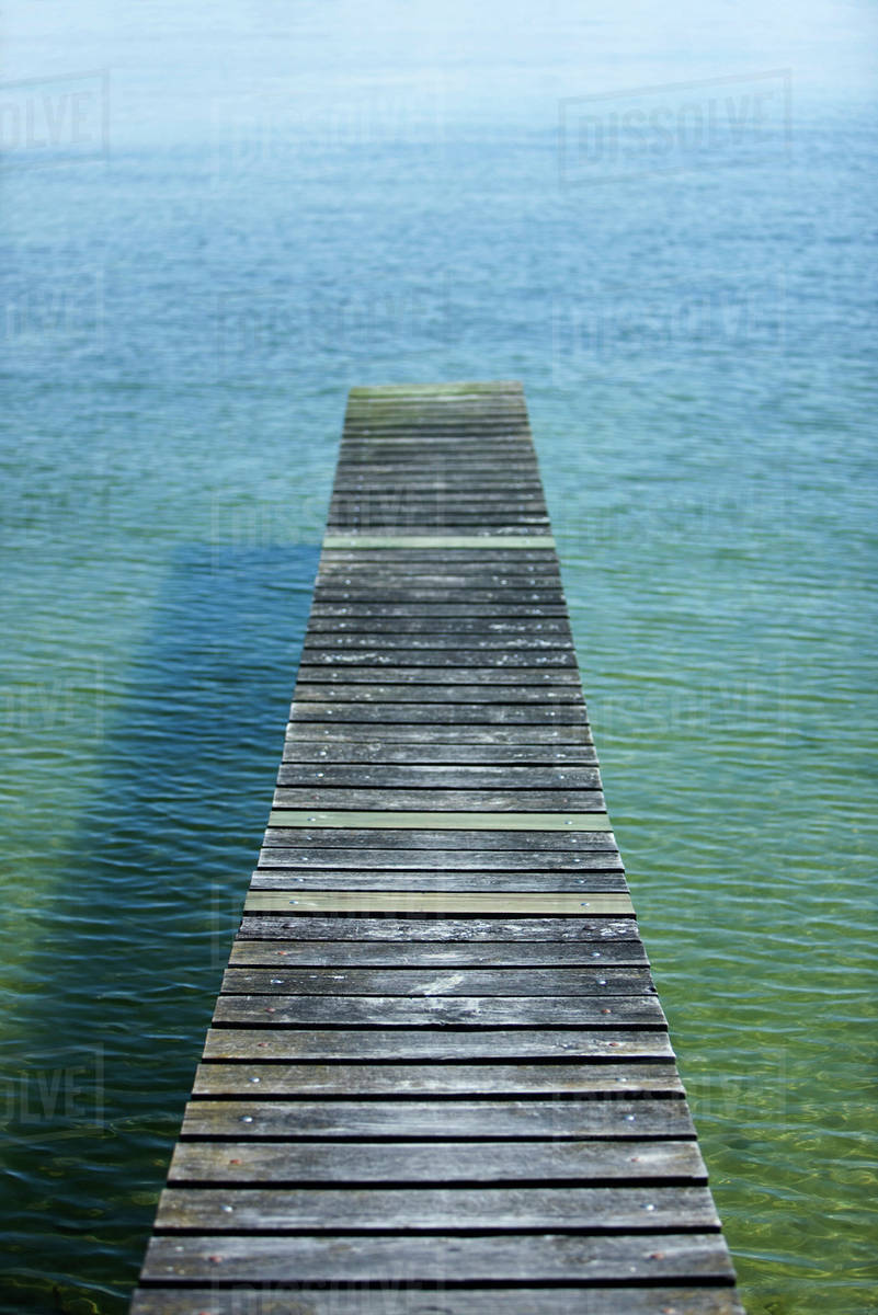 Pier over water - Royalty-free Stock Photo | Dissolve