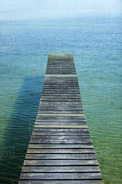 Pier over water - Royalty-free Stock Photo | Dissolve