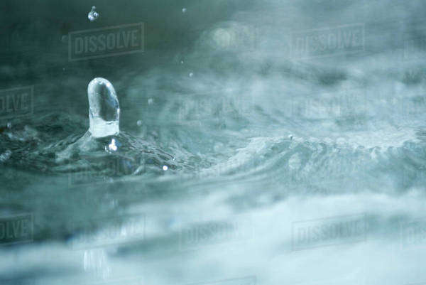 Water splashing, extreme close-up - Royalty-free Stock Photo | Dissolve