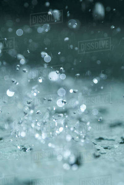 Water splashing, extreme close-up - Royalty-free Stock Photo | Dissolve