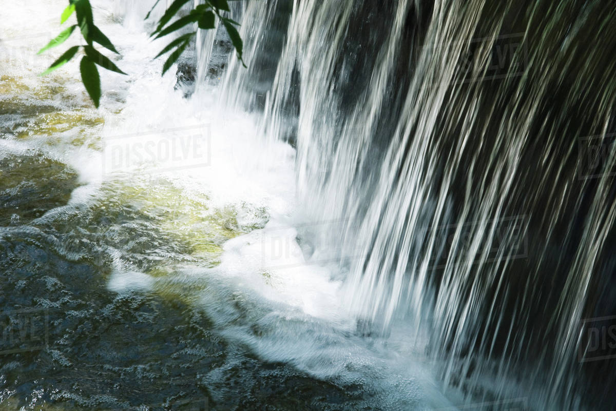 Waterfall, close-up - Royalty-free Stock Photo | Dissolve