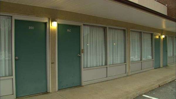 Static shot of motel doors and windows - HD Rights-managed Stock Video ...