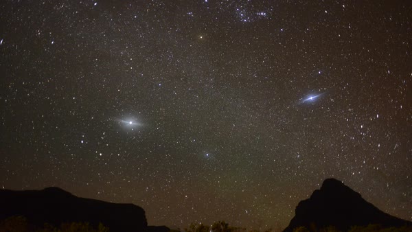 Stars shimmer in night sky as clouds gradually obscure view - HD ...